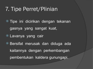 BENTUK LAHAN ASAL PROSES VULKANIK SUB MATERI GEOMORFOLOGI | PPTX