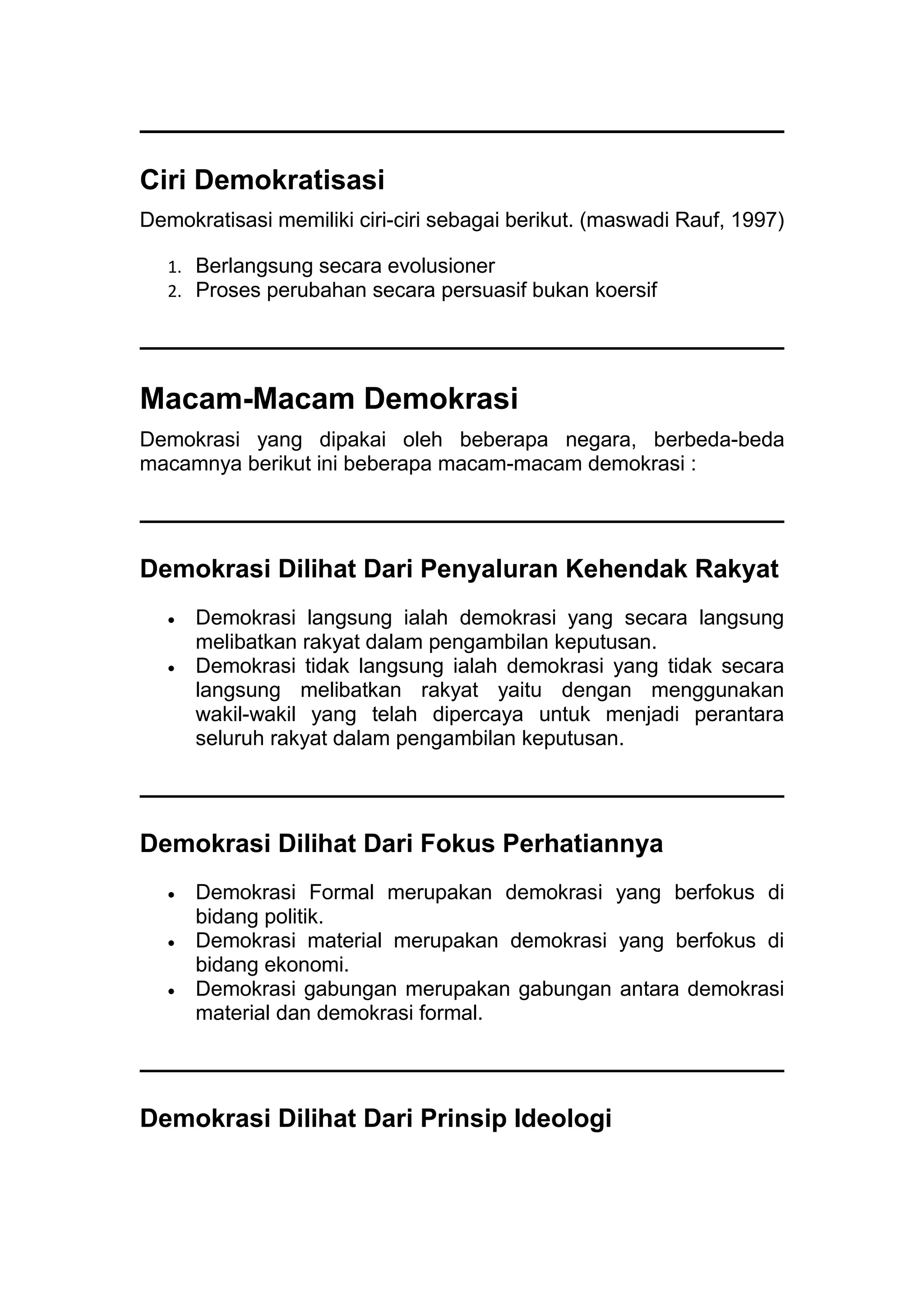 Bentuk,macam,dan prinsip Demokrasi (BAB 2) Kelas XI.doc