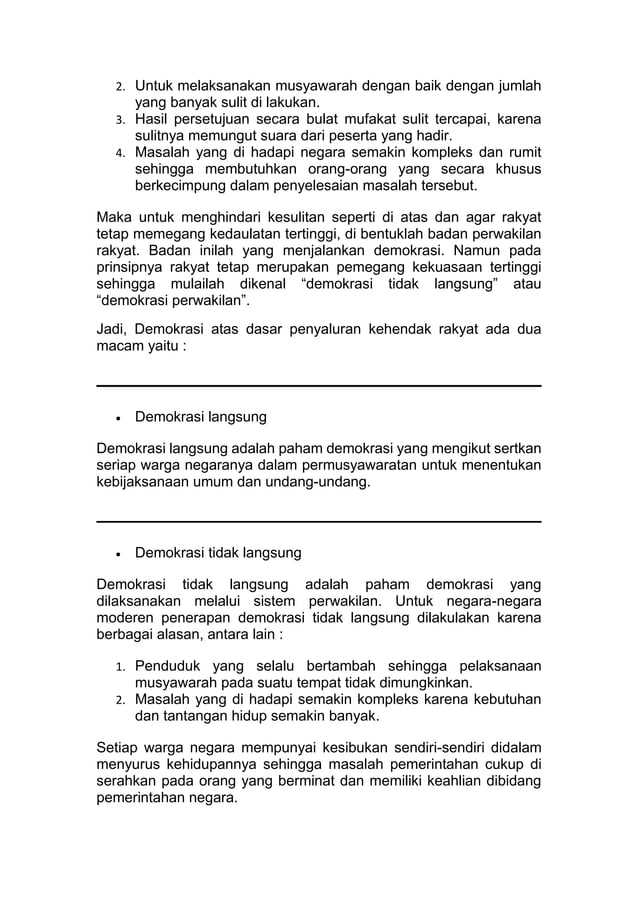 Bentuk,macam,dan prinsip Demokrasi (BAB 2) Kelas XI.doc