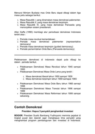 Bentuk,macam,dan prinsip Demokrasi (BAB 2) Kelas XI.doc