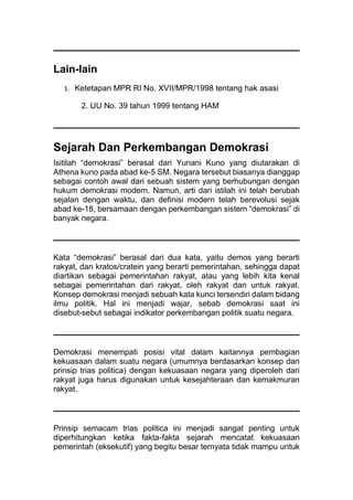 Bentuk,macam,dan prinsip Demokrasi (BAB 2) Kelas XI.doc