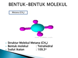 Bentuk molekul | PPTX