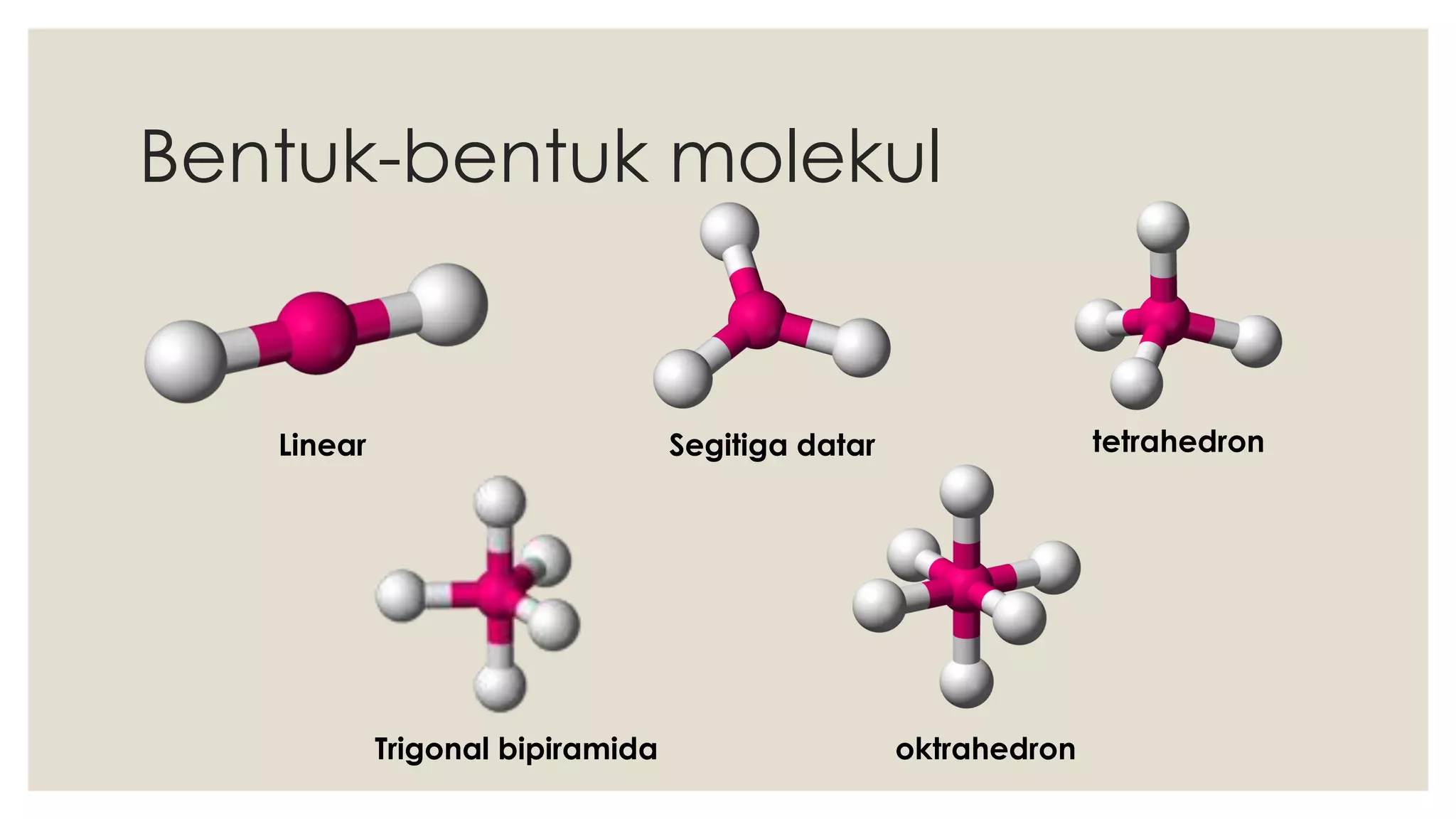 Bentuk molekul | PPTX