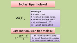 Bentuk molekul (Geometri Molekul).pptx