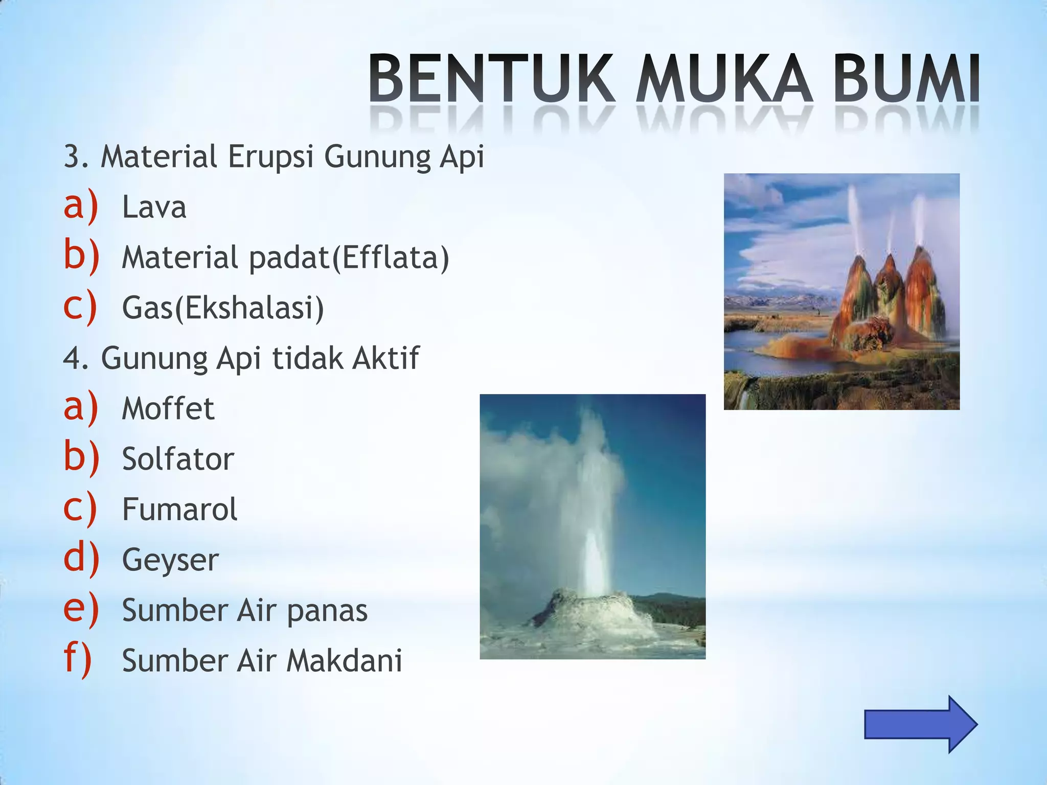 Bentuk muka bumi : Hand out IPS | PPTX