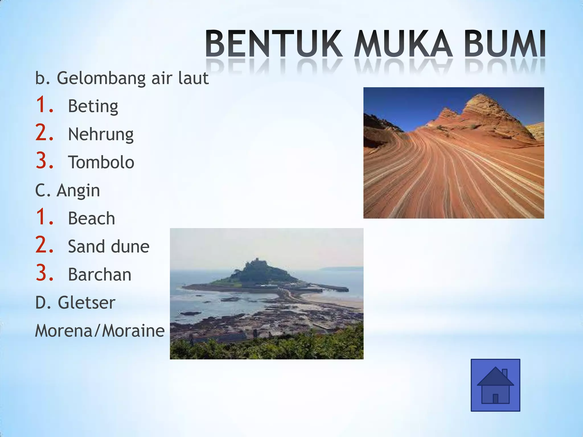 Bentuk muka bumi : Hand out IPS | PPTX