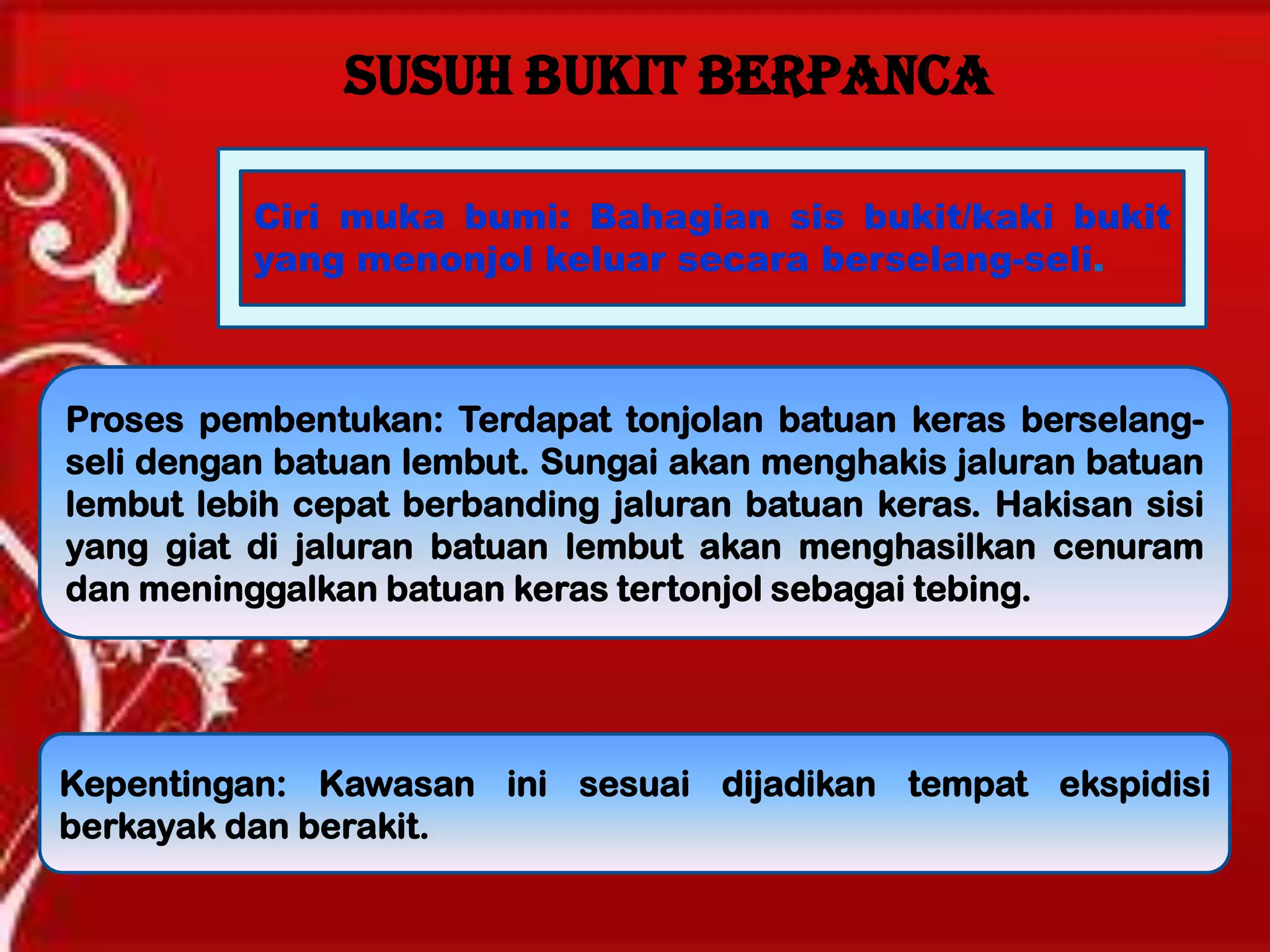 Bentuk muka bumi hasil hakisan dan pemendapan sungai | PPTX