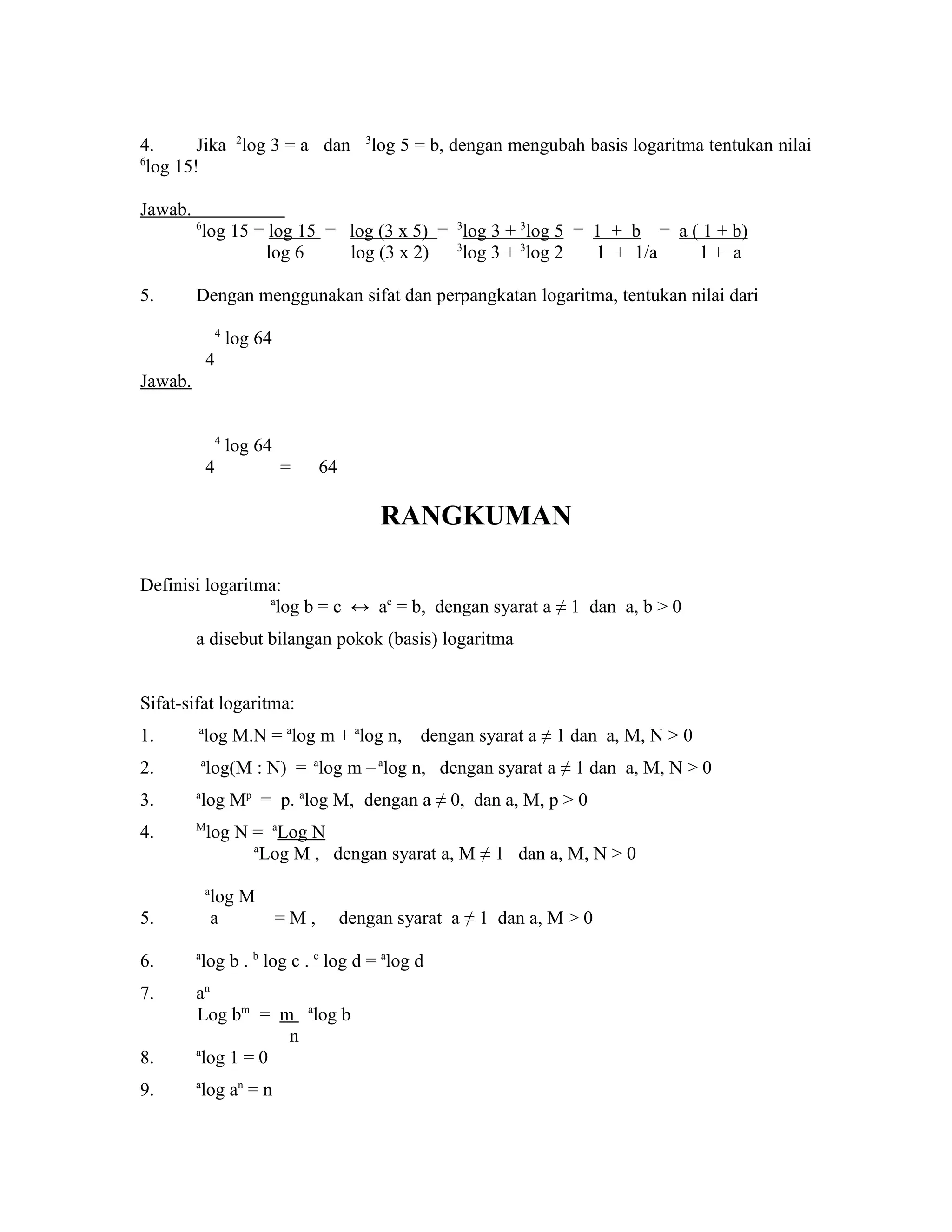 Bentuk pangkat | DOC
