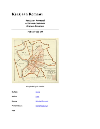 Bentuk pemerintahan romawi | PDF