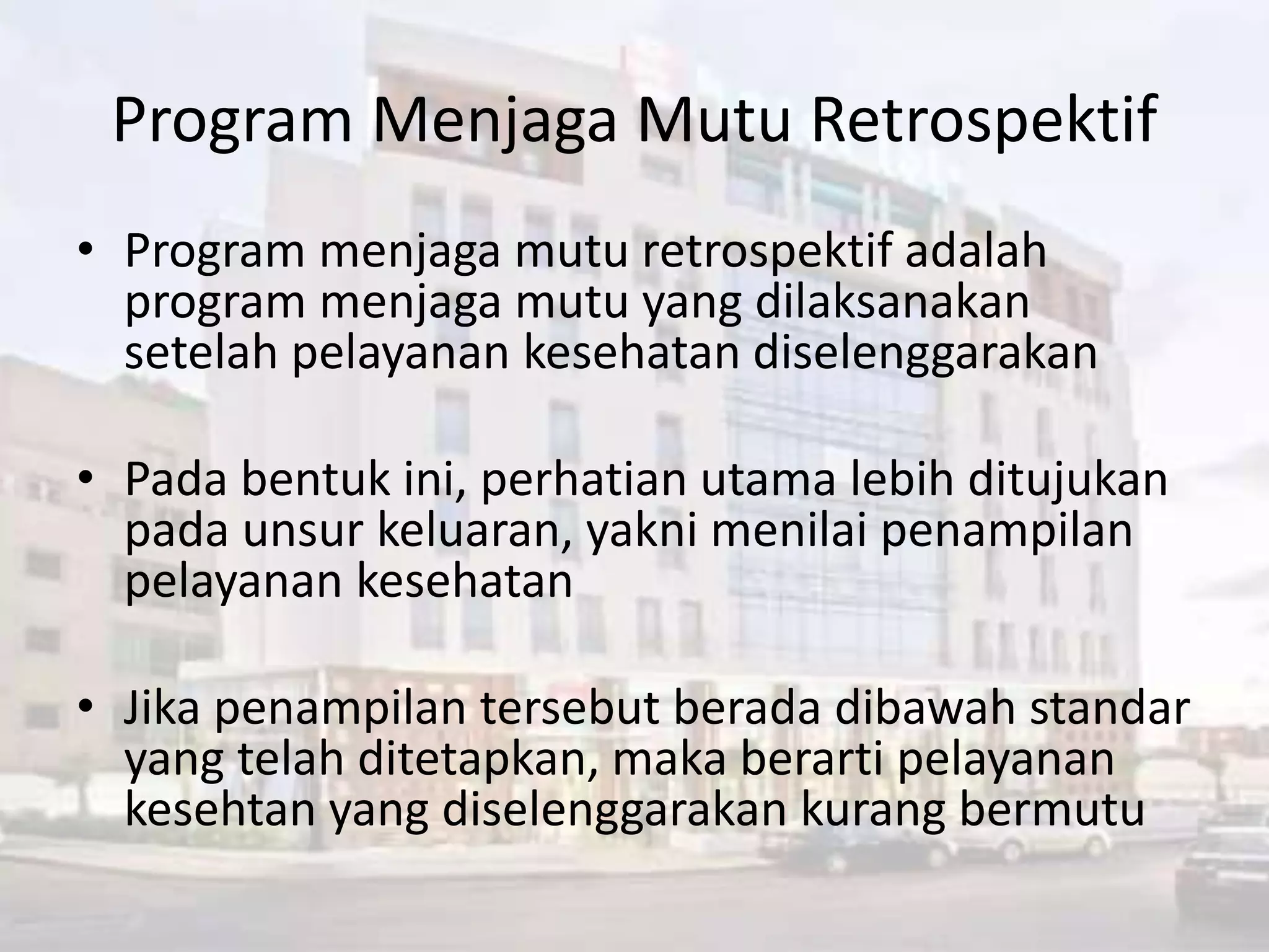 Bentuk program menjaga mutu konkuren | PPTX