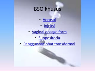 Bentuk sediaan obat | PPTX