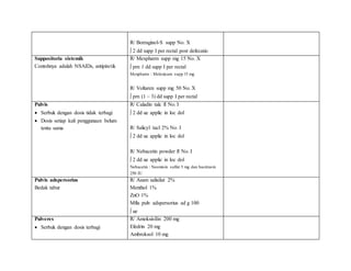 Catatan Farmasi - Bentuk Sediaan Obat | DOCX