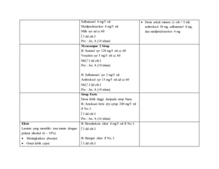 Catatan Farmasi - Bentuk Sediaan Obat | DOCX