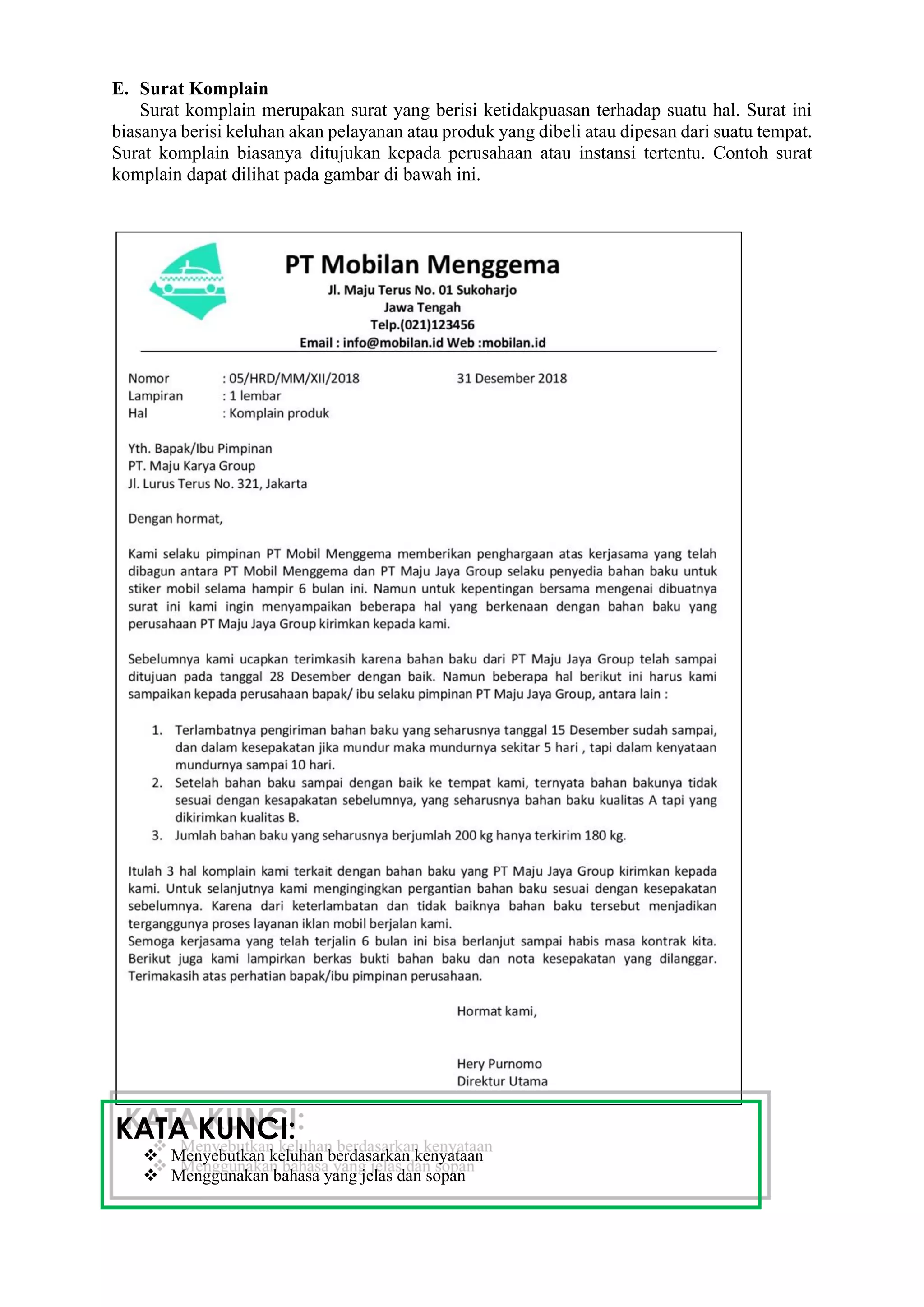 Bentuk surat | PDF