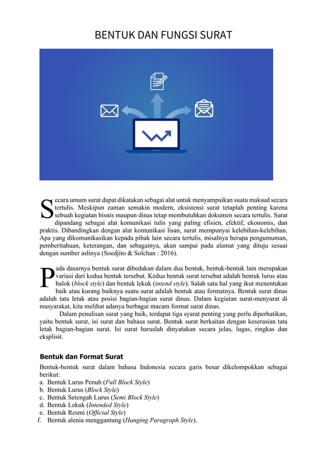 Bentuk surat | PDF