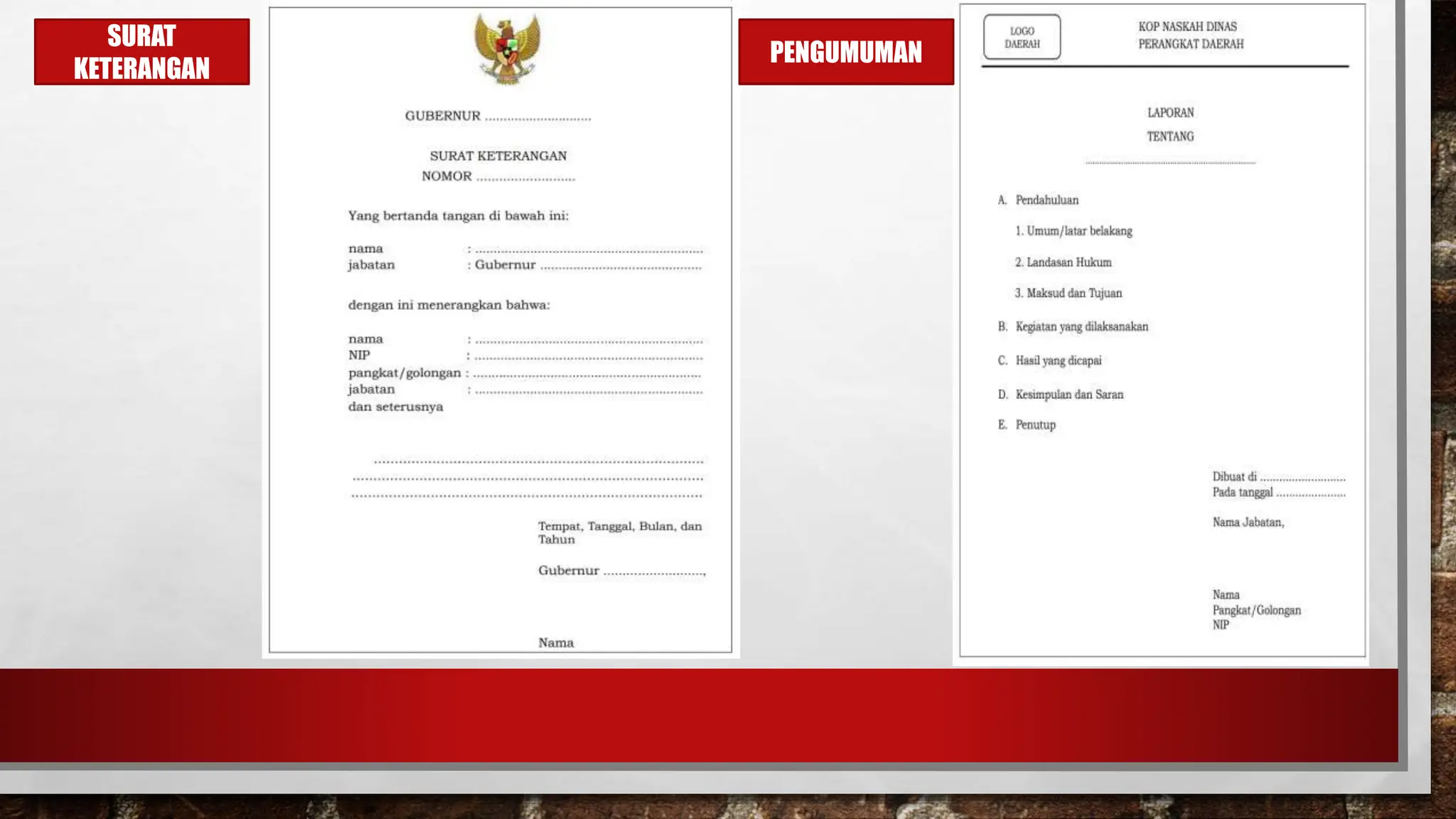 Bentuk Tata Naskah Dinas.pendidikan ......... | PPT