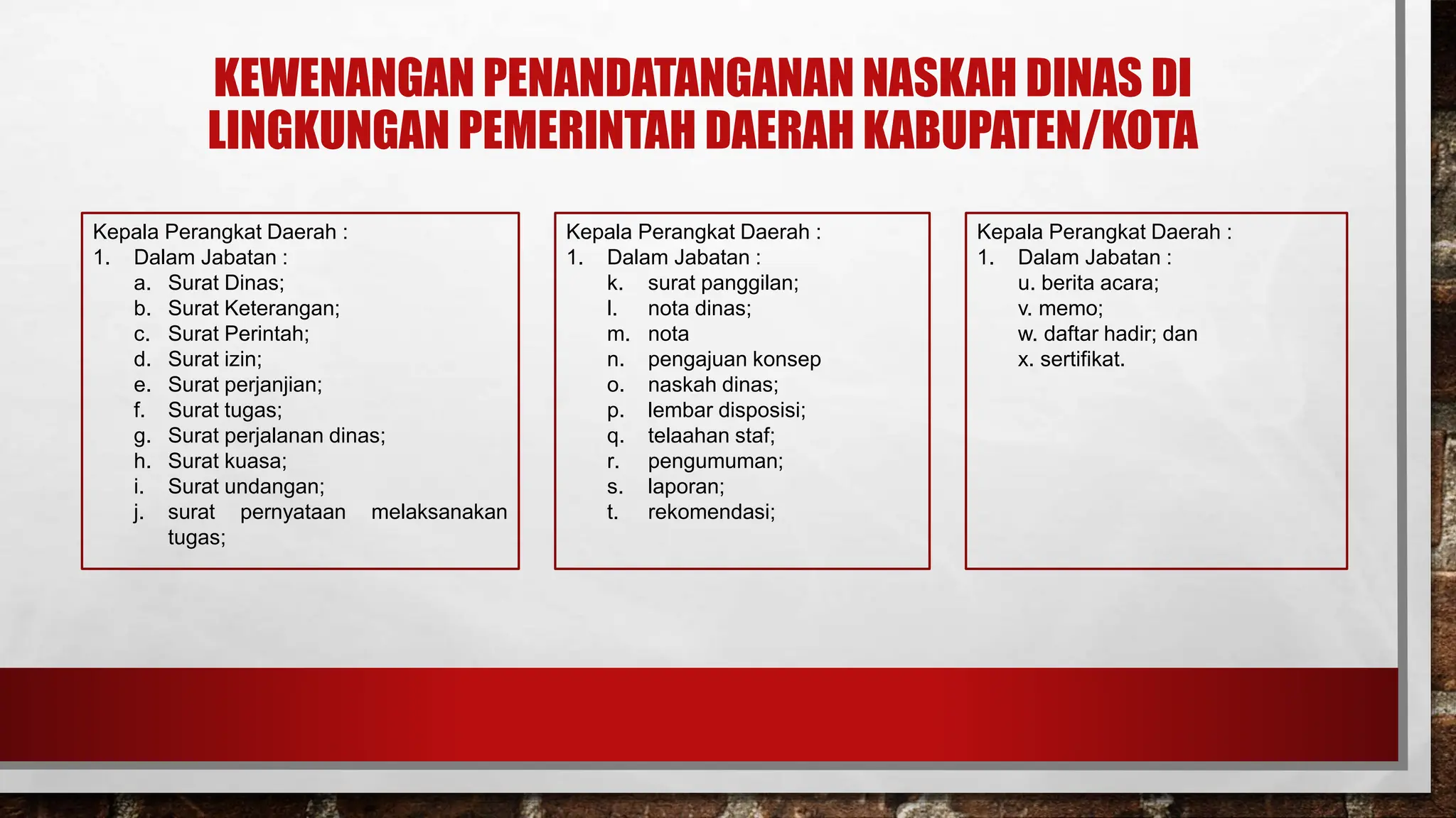 Bentuk Tata Naskah Dinas.pendidikan ......... | PPT