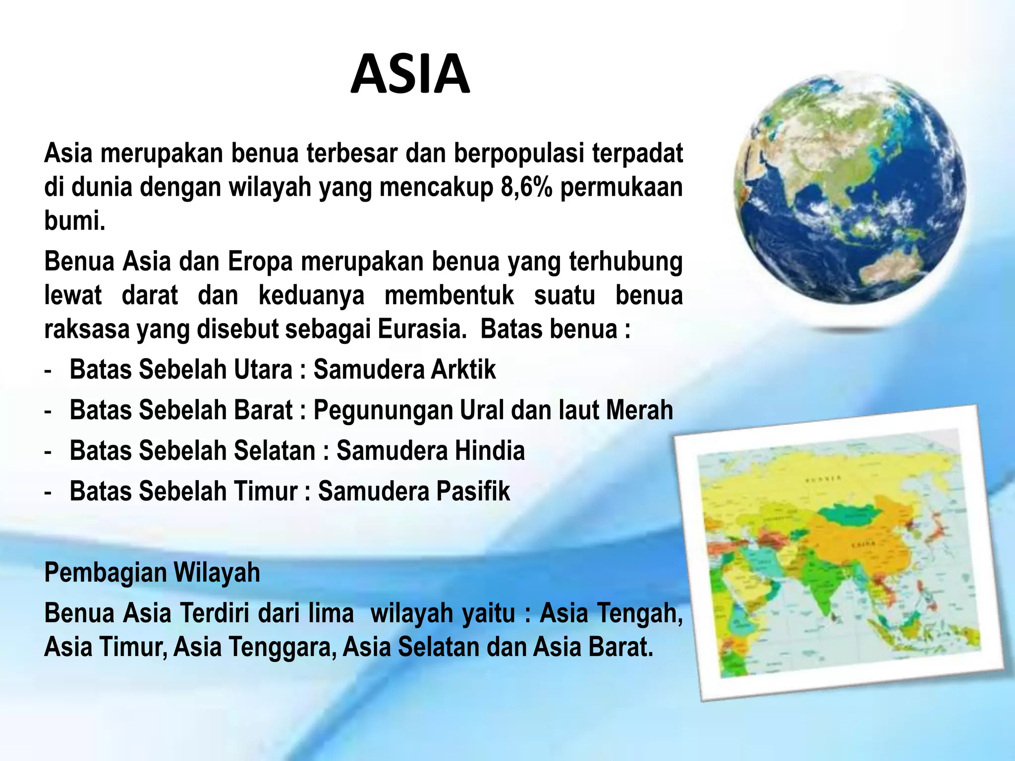 Benua Kelas 6 | PPTX