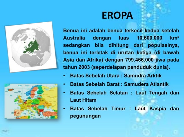 Benua Kelas 6 | PPTX