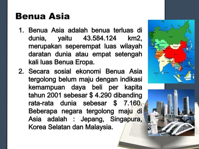 Benua di Dunia Materi Geogarafi Kelas X Kurikulum Merdeka | PPTX