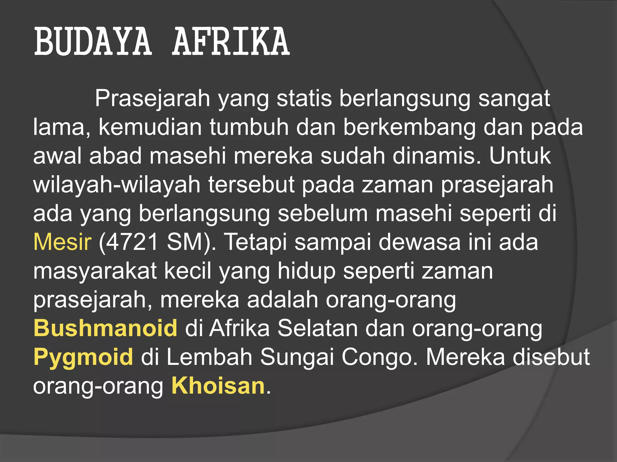Benua afrika | PPTX