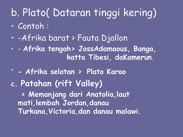 Karakteristik Benua ben Benua Afrika.ppt