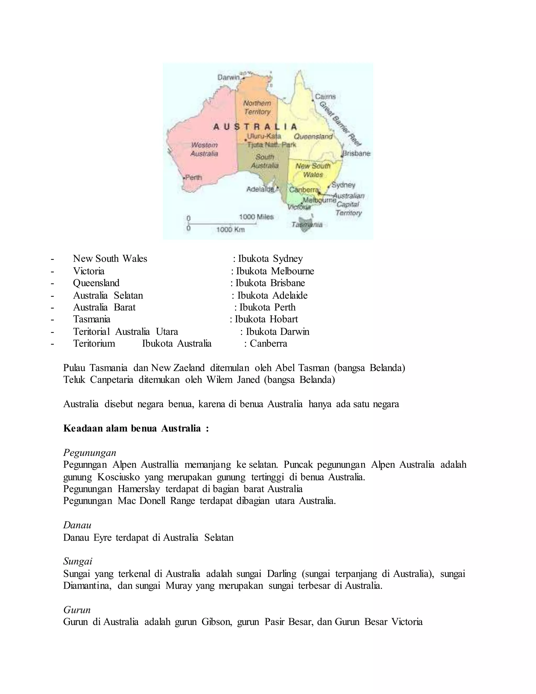 Benua australia | PDF