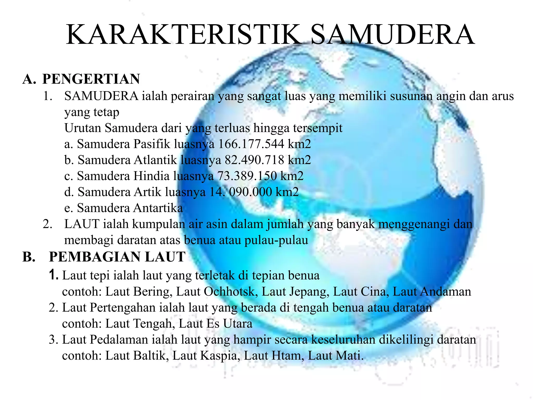 Benua dan samudera | PPTX