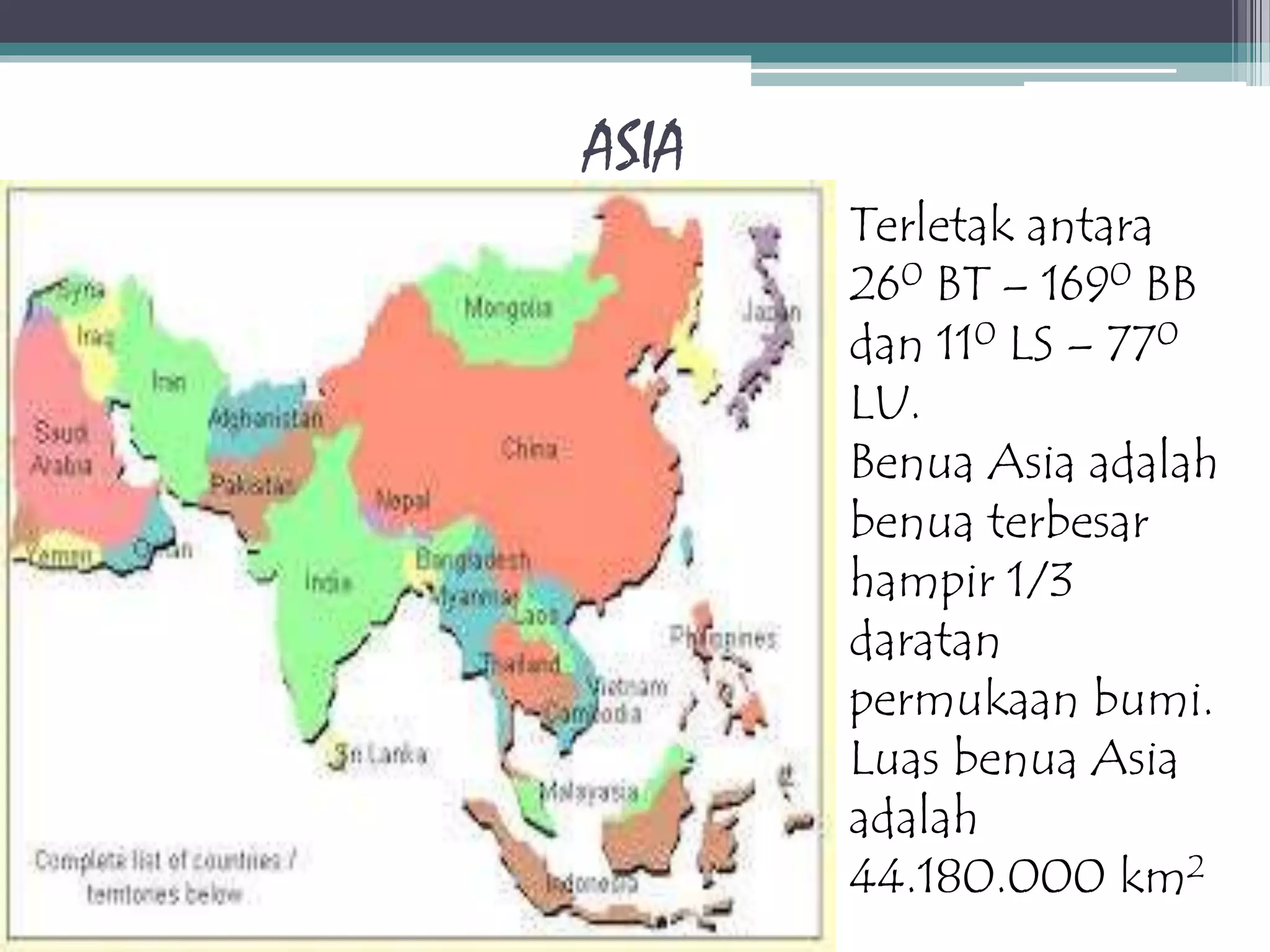 Benua dan samudra | PPTX