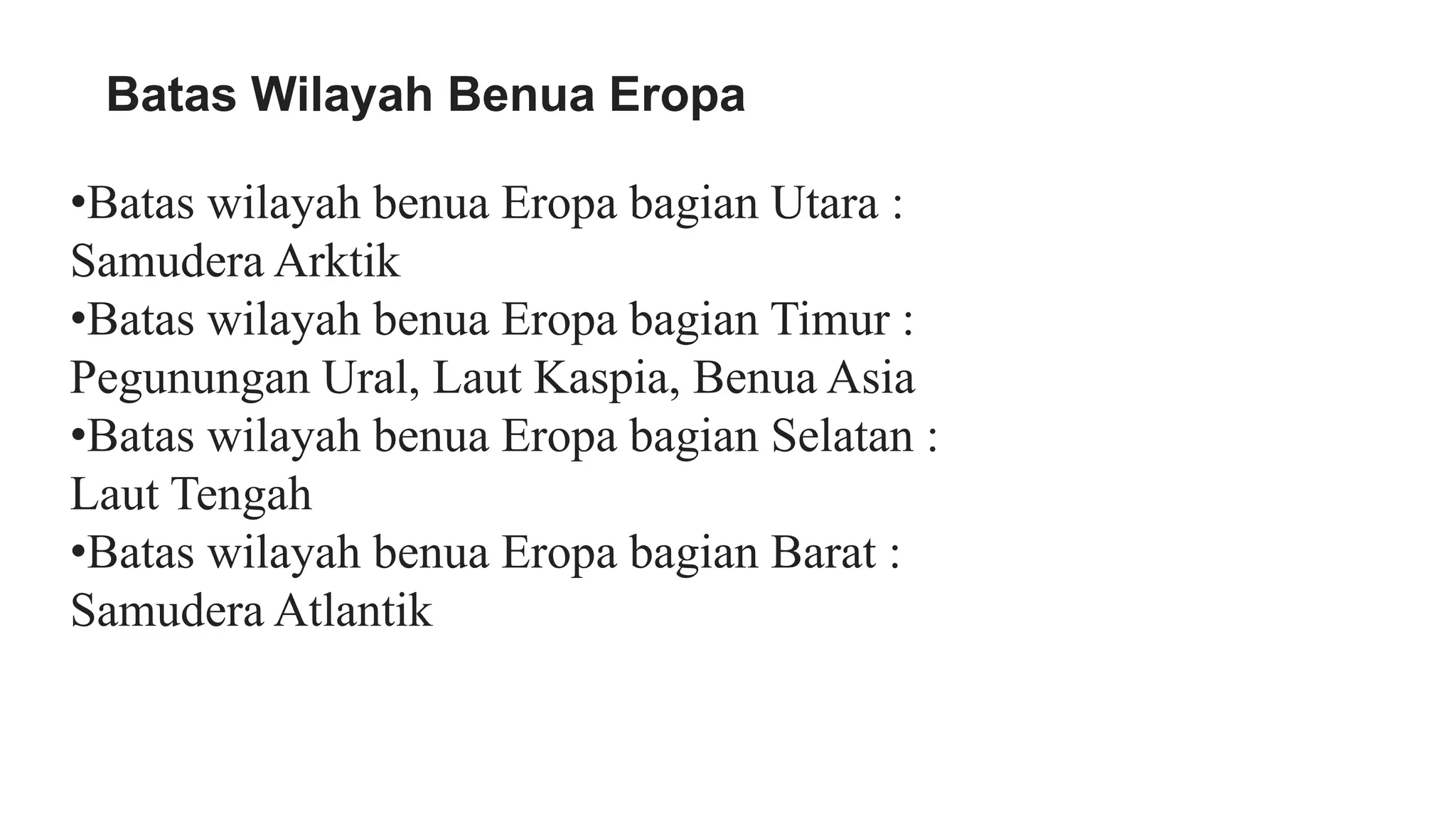 Benua eropa | PPTX