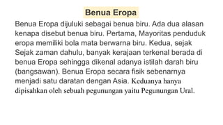 Benua eropa | PPTX