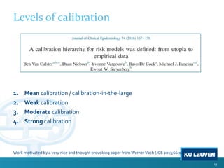 Calibration of risk prediction models: decision making with the lights ...
