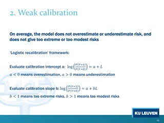 Calibration of risk prediction models: decision making with the lights on or off? | PPTX