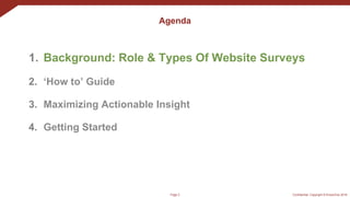 Capture Real-Time User Feedback with Website Intercept Surveys | PPT