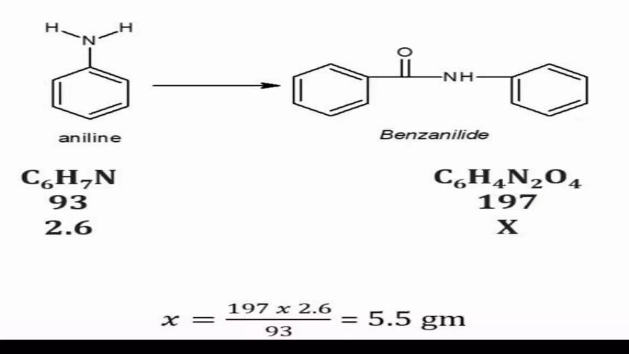 Benzanilide from aniline | PPTX