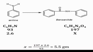 Benzanilide from aniline | PPTX