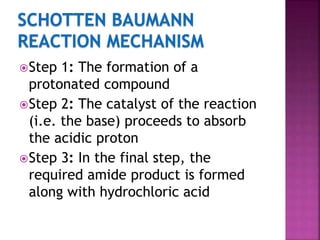 Benzanilide synthesis | PPTX