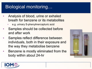 Benzene - monitoring, managing and reducing the risk | PPTX