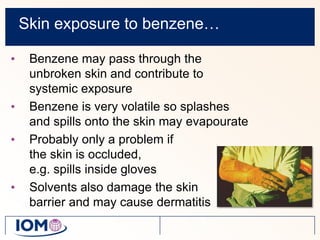 Benzene - monitoring, managing and reducing the risk | PPTX