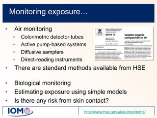 Benzene - monitoring, managing and reducing the risk | PPTX