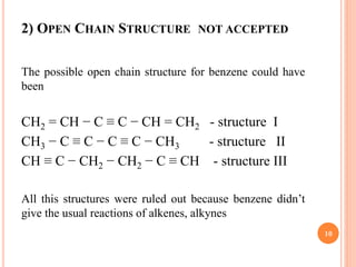 Benzene Pharmaceutical organic chemistry ll unit 1 | PDF