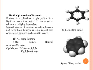 Benzene Pharmaceutical organic chemistry ll unit 1 | PDF