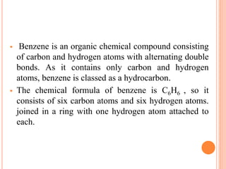 Benzene Pharmaceutical organic chemistry ll unit 1 | PDF