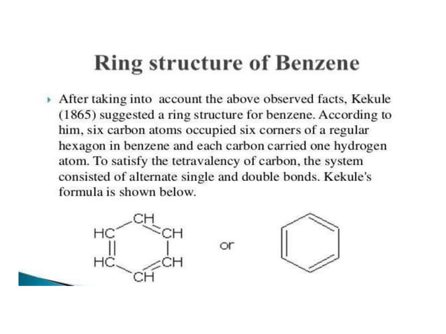 Benzene and its Derivatives along with its structure and uses | PPT
