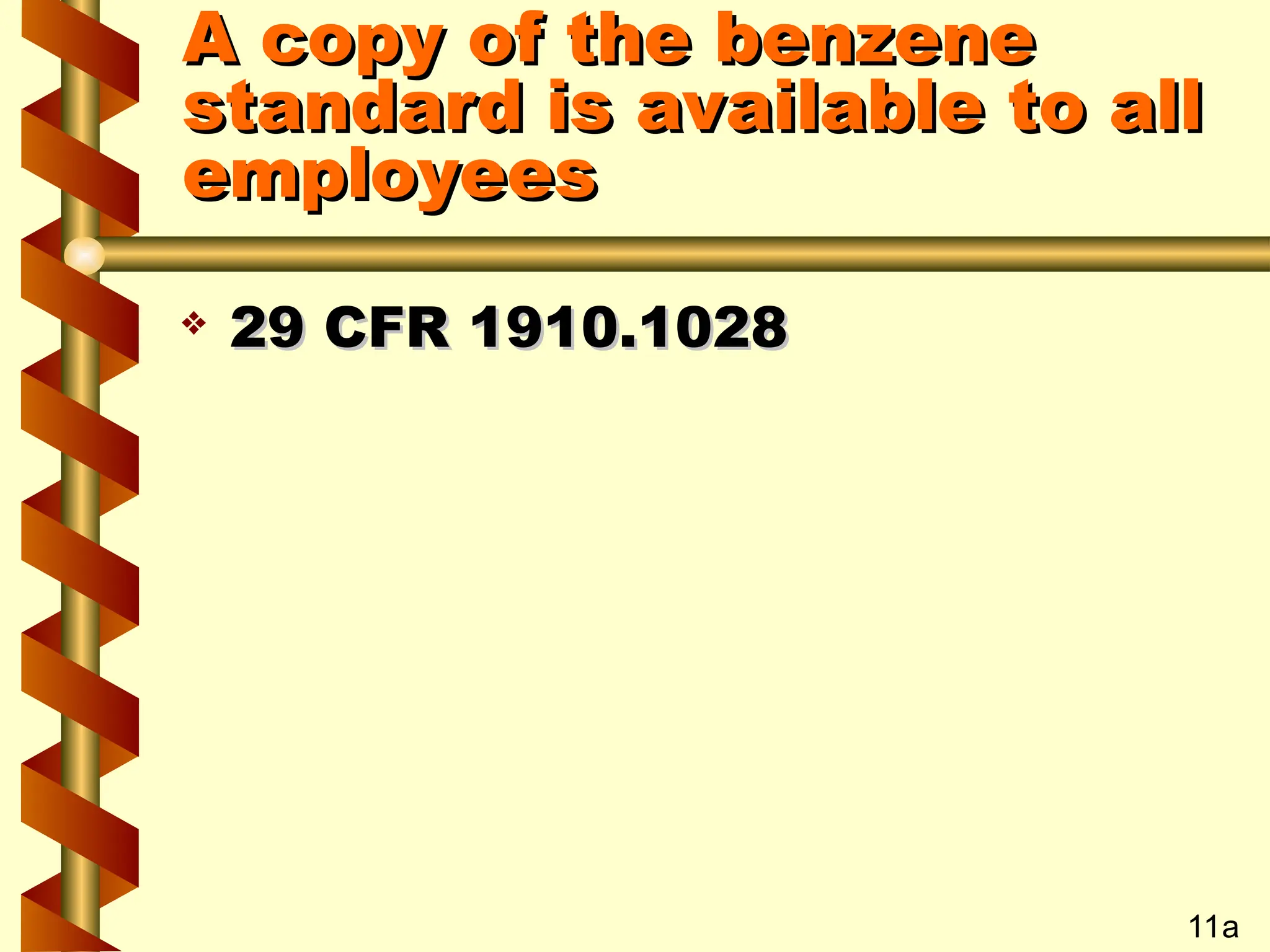 Benzene.ppt training powerpoint safety meeting | PPT