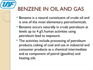 Benzene Safety Awareness Training for Oil and Gas | PPTX