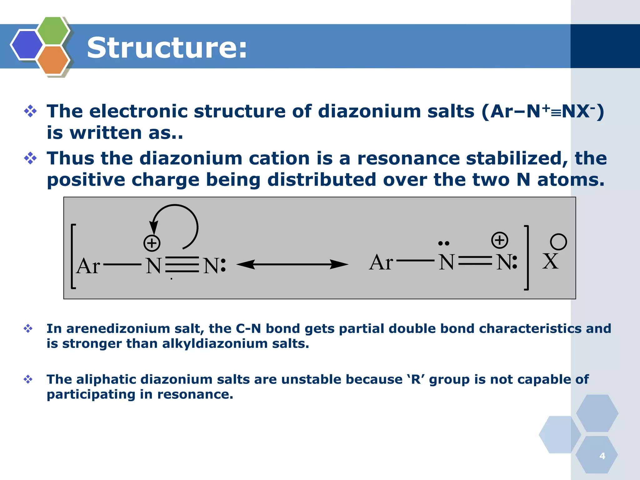 Benzene diazonium chloride by dr. pramod r. padole | PPT