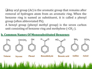 Benzene and its deivatives | PPTX