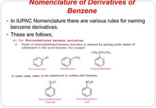 Benzene & its derivative | PPTX