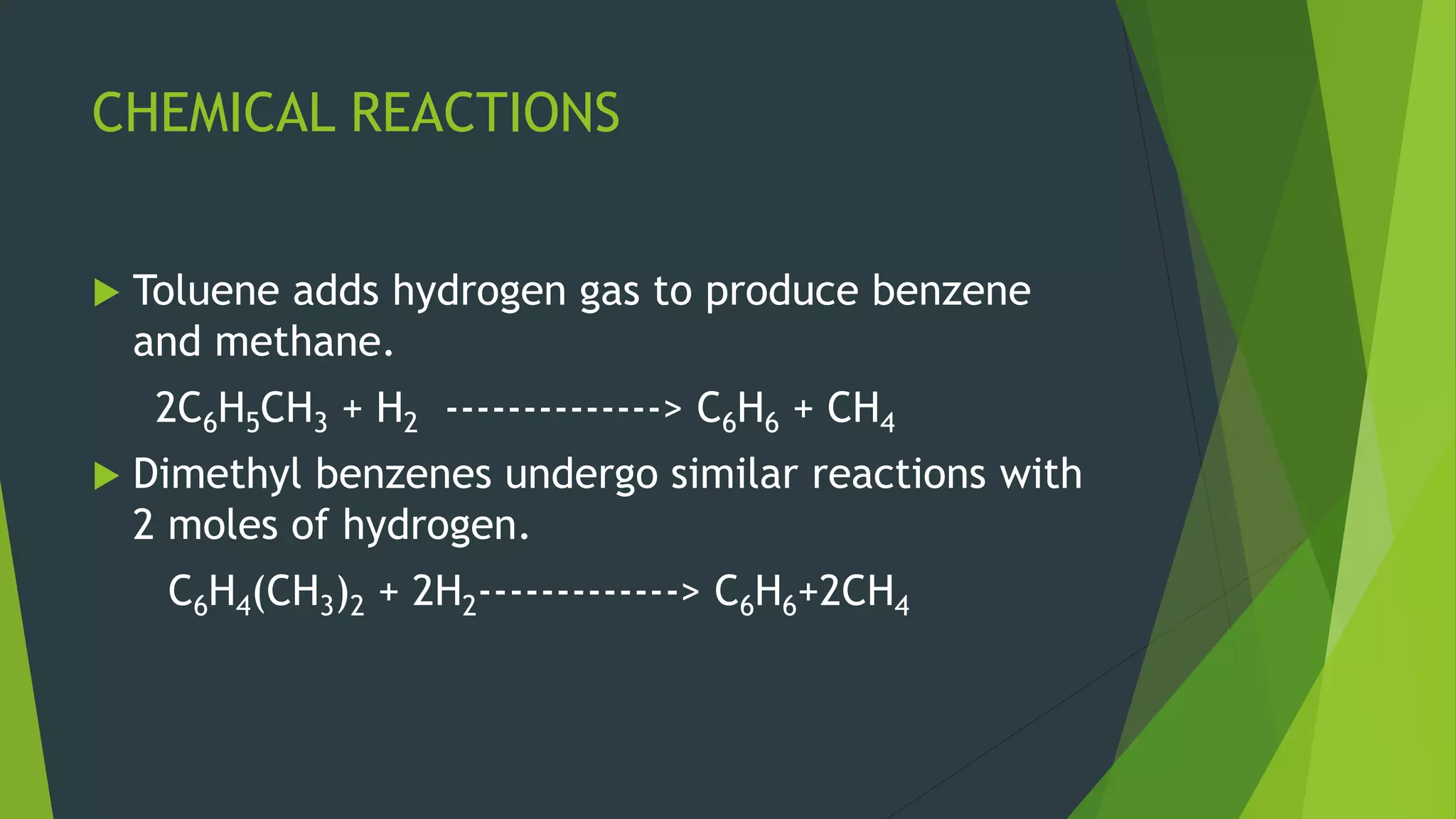 Benzene manufacturing | PPTX